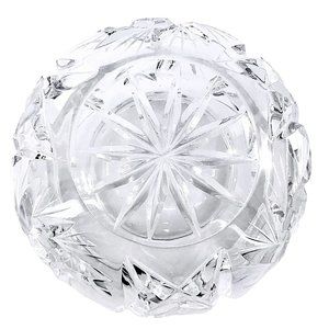 Glassware | Accents | Vintage Crystal Cut Glass Jam Pot Starburst ...